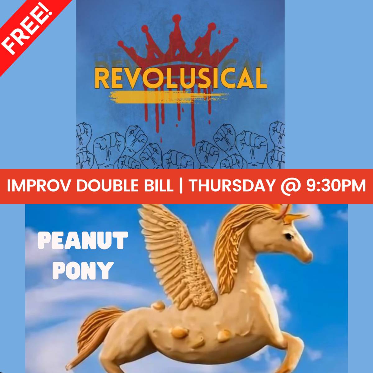 FREE IMPROV SHOW! Tickets, Thursday, May 8 2025 | Prekindle
