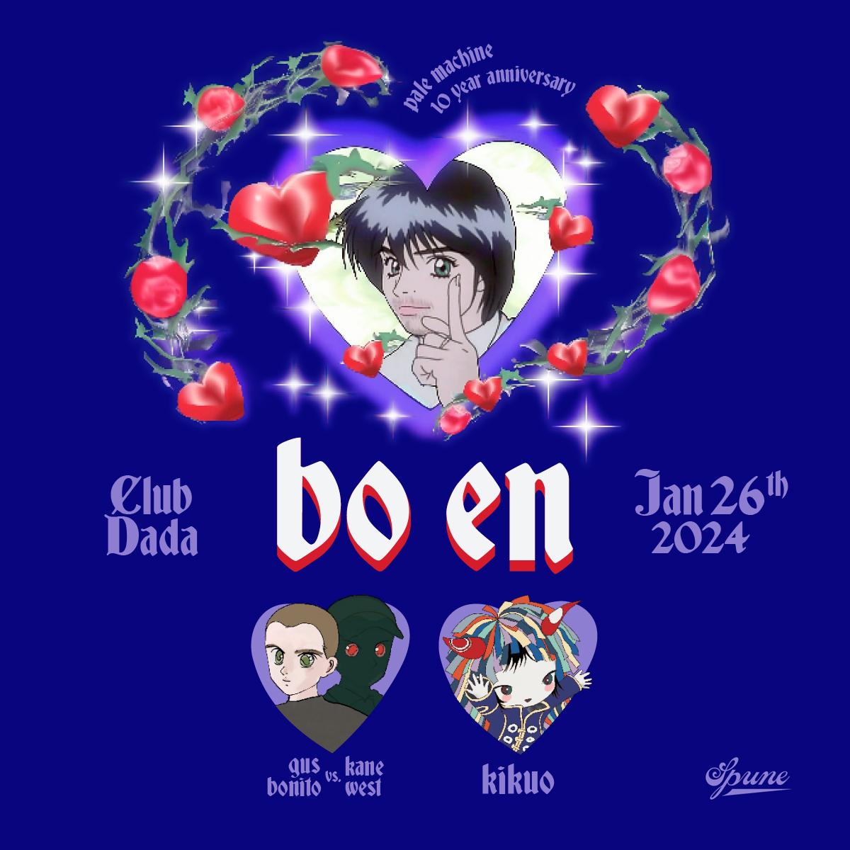 Bo En W Kikuo Gus Bonito Vs Kane West Club Dada Tickets Friday