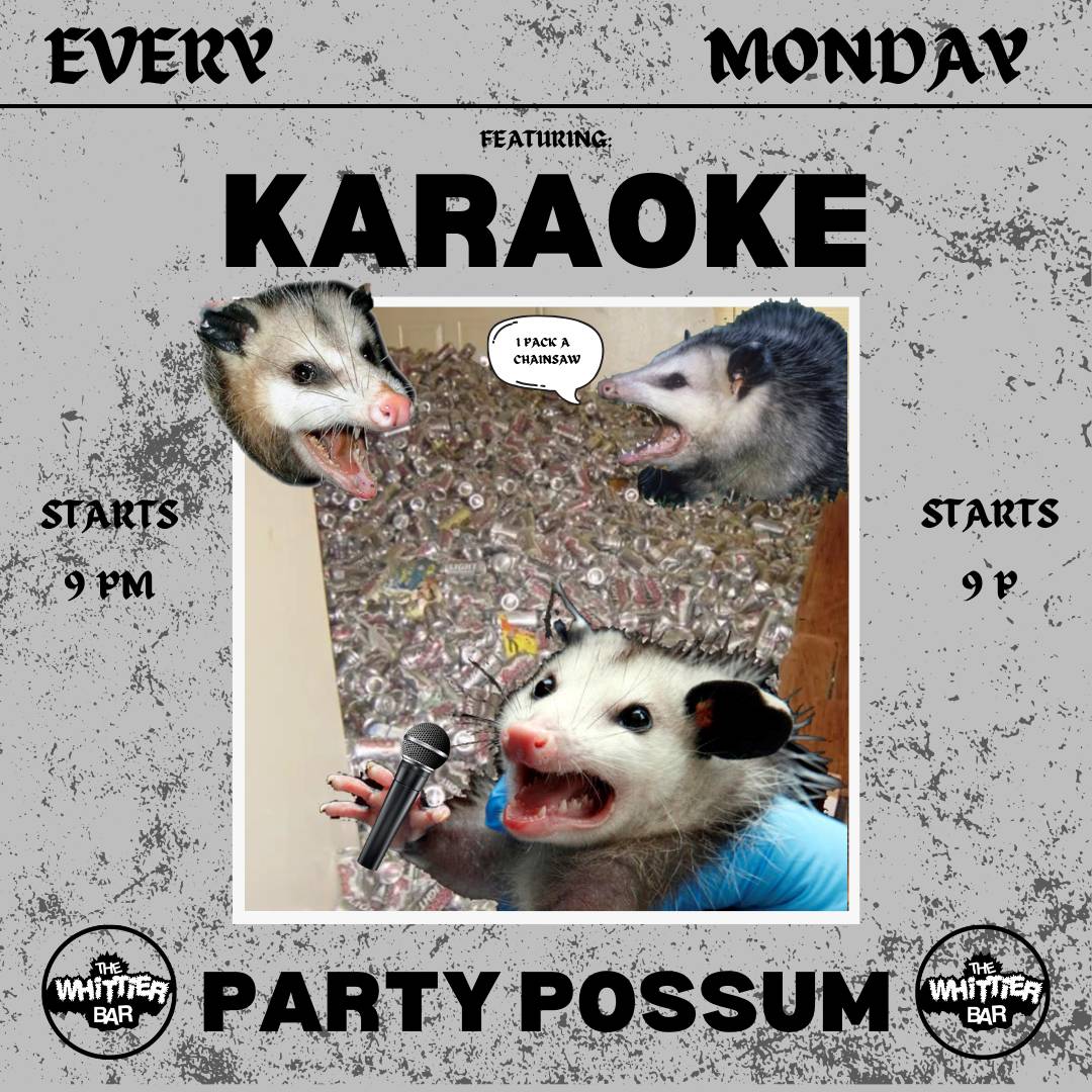 Karaoke Monday with the Party Possum Tickets, Monday, November 18 2024 ...