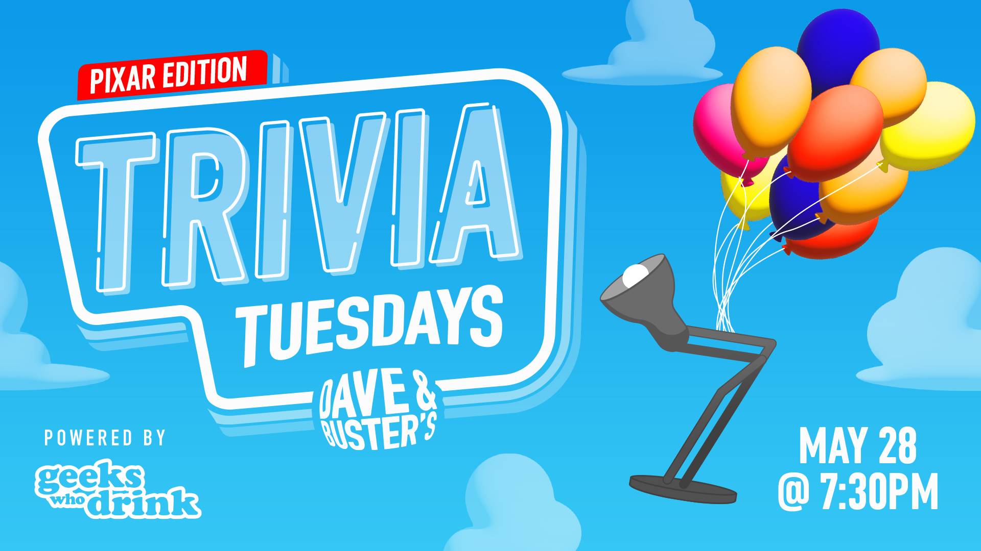 Trivia Tuesdays: Pixar Edition Tickets, Tuesday, May 28 2024 | Prekindle
